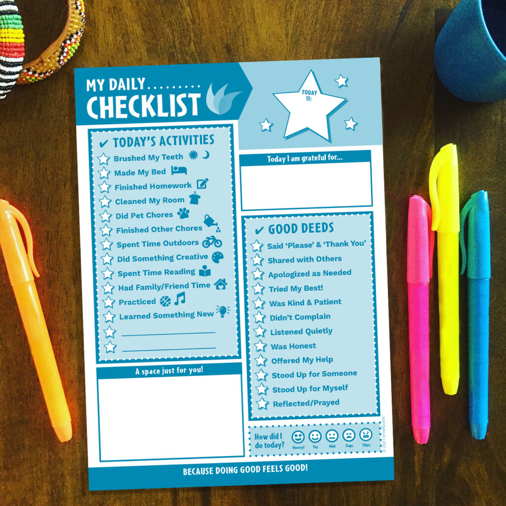My Daily Checklist (For Kids!) 6.5"x9" - InnerGuide