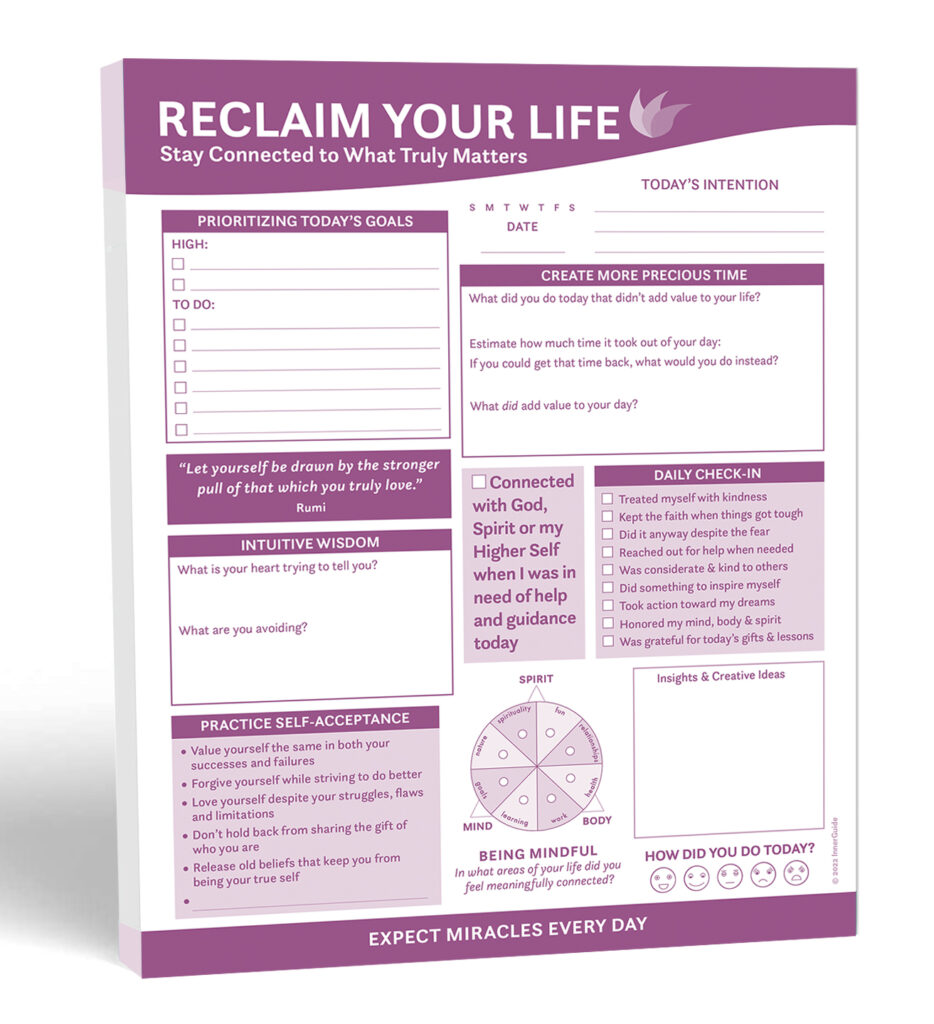 Reclaim Your Life – Stay Connected to What Truly Matters 8"x10 ...